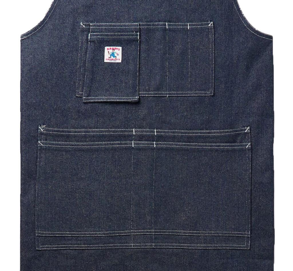 12oz Indigo Raw Denim Apron - Randy's Garments