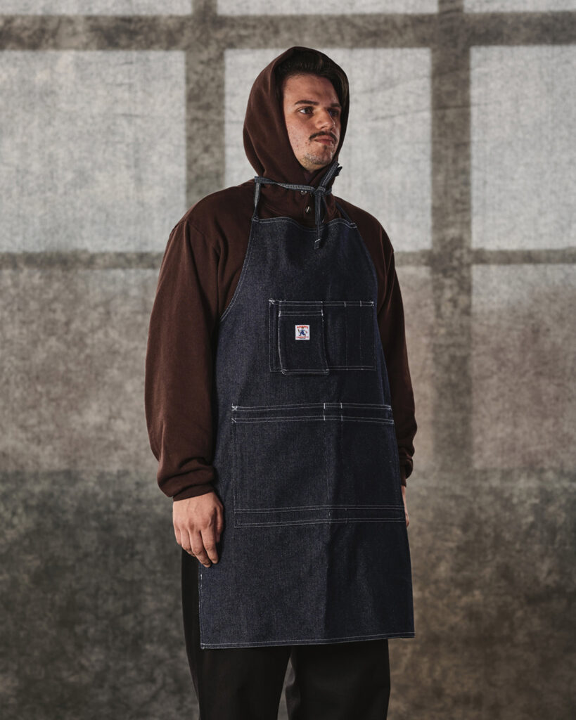 12oz Indigo Raw Denim Apron - Randy's Garments