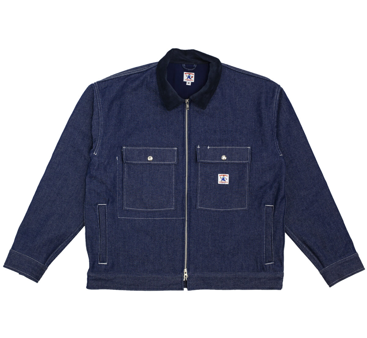 Fully Lined Indigo Raw American Denim Station Jacket - Randy's Garments